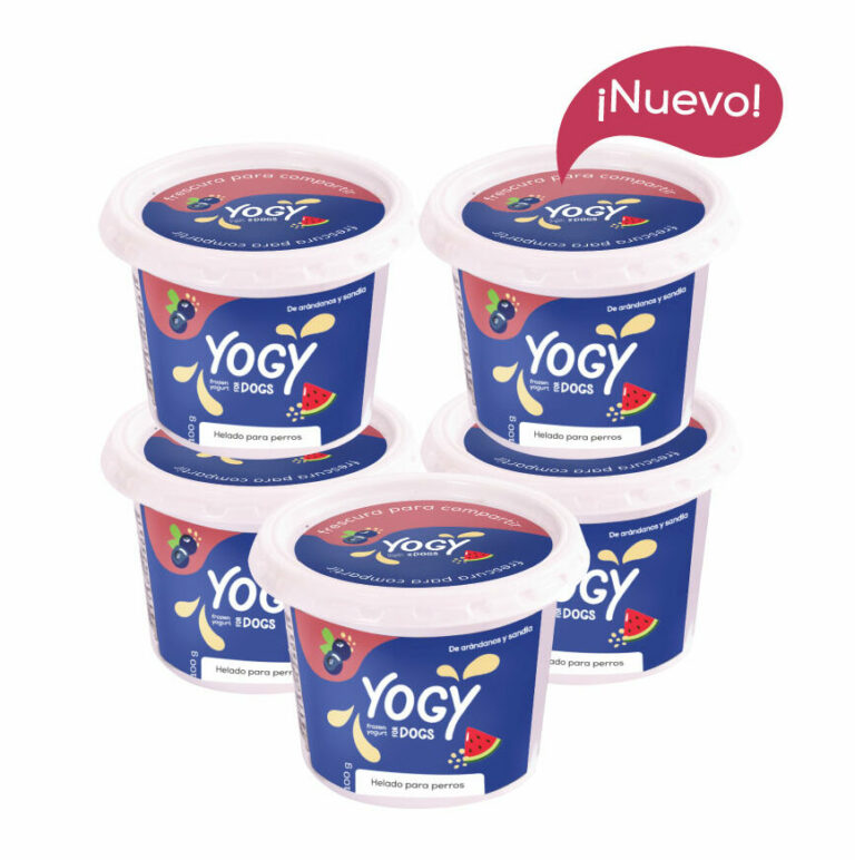Barker Yogy Helado de Yogurt para Perro Arándanos y Sandía 100Gr 4 ...