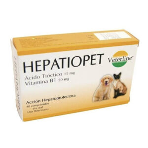 Protector Hepático Hepatiopet Caja 40 Tabletas